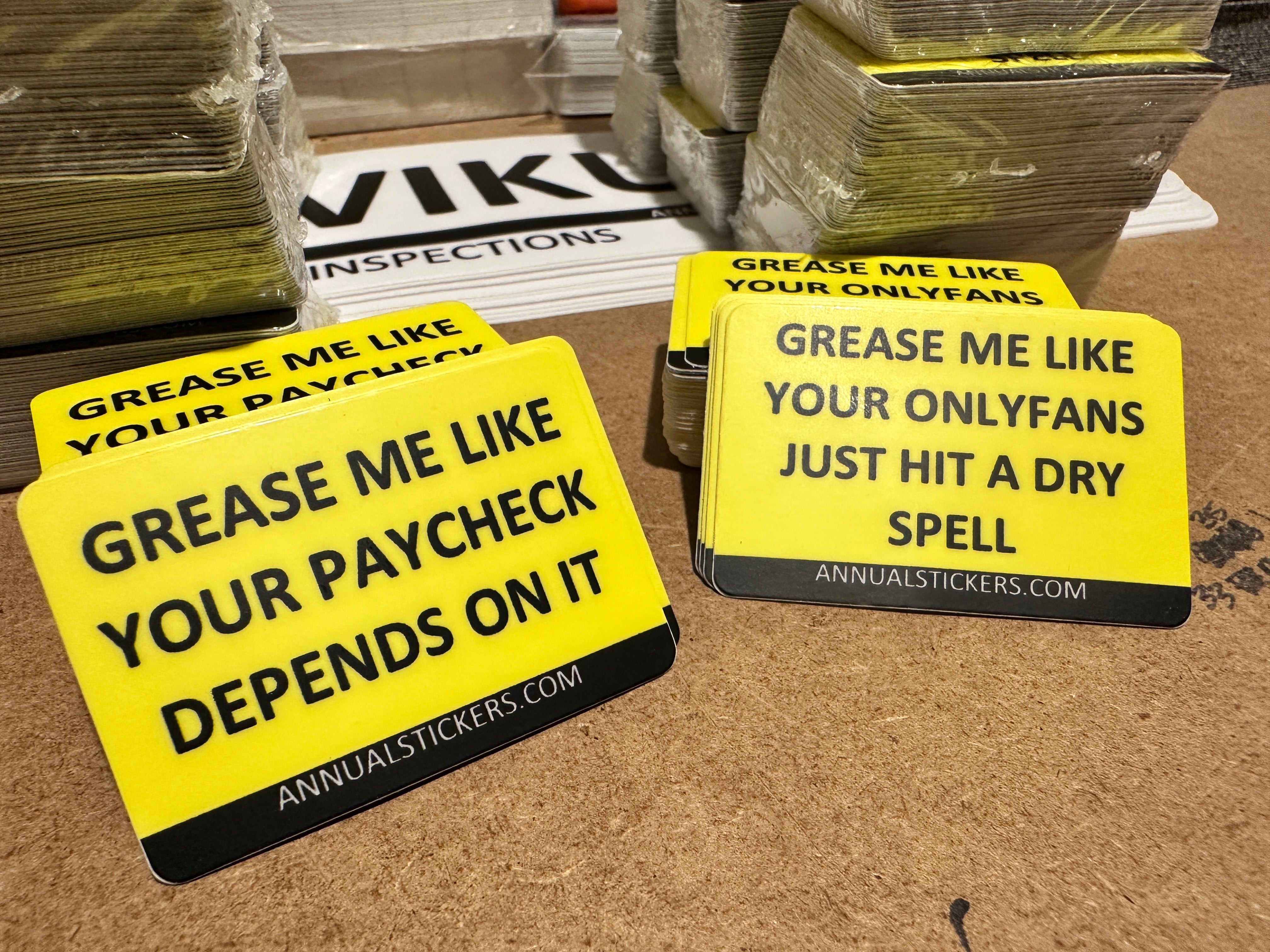 Made easy annual inspection stickers FMCSA custom – Annual Stickers