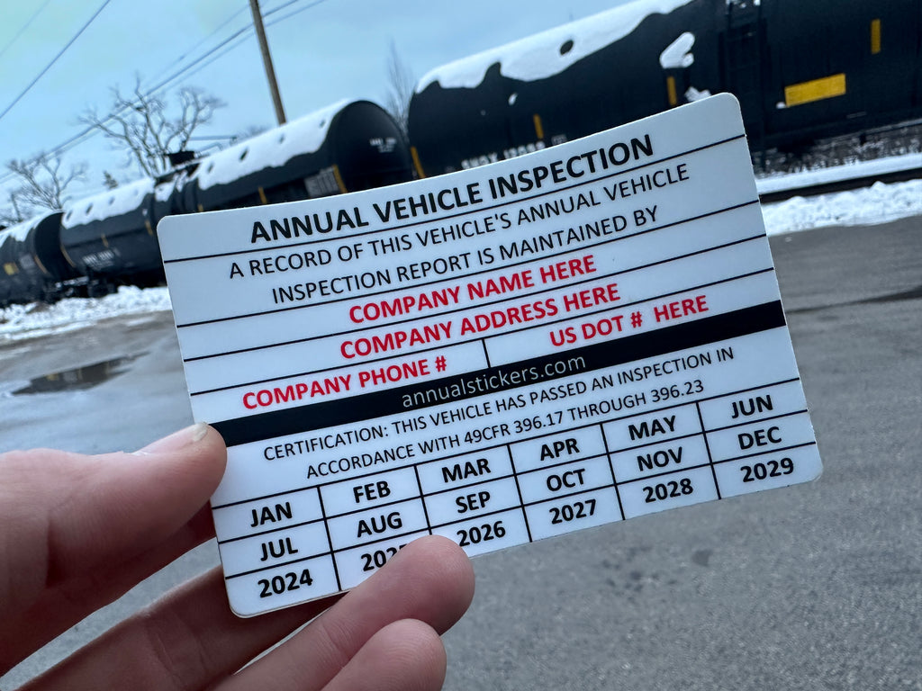 Annual Inspection Stickers MADE EASY – Annual Stickers