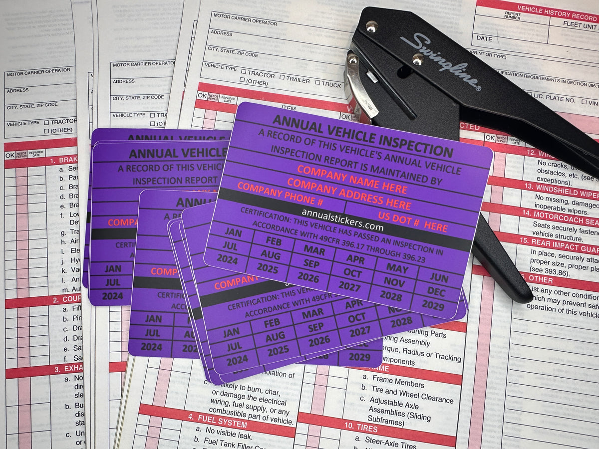 Small Fleet Package – Annual Stickers