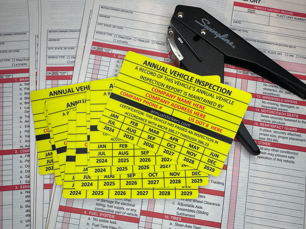 Small Fleet Package – Annual Stickers