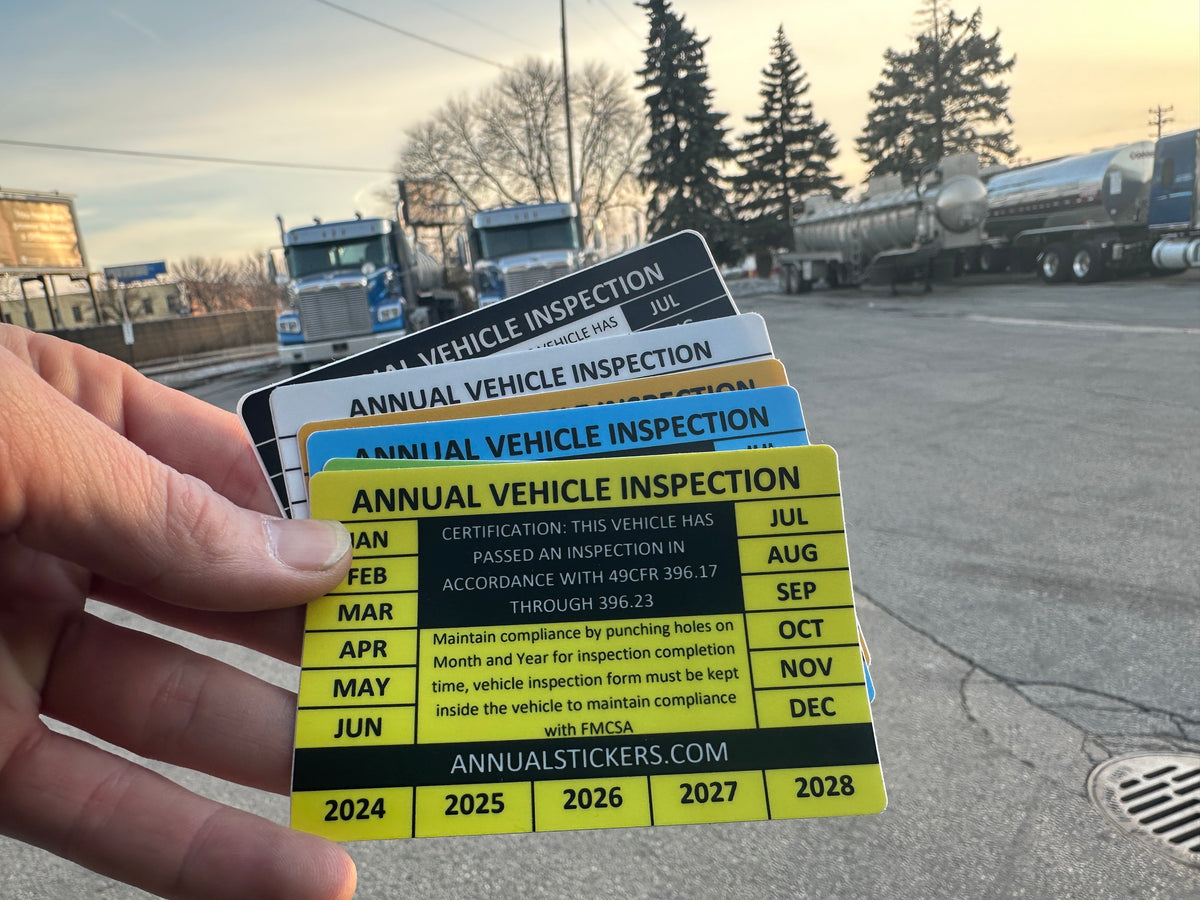 Generic Annual Inspection Stickers MADE EASY – Annual Stickers